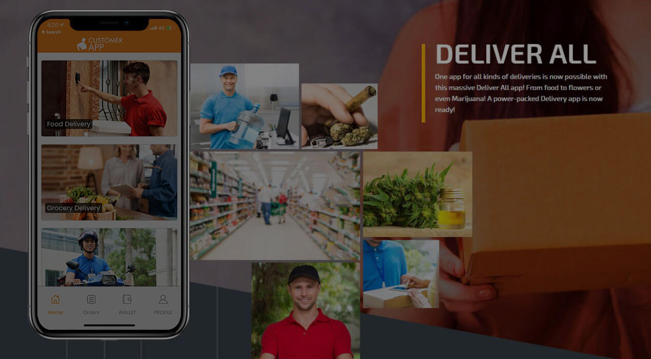 Glovo clone, Rappi clone, All in One Delivery App