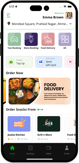Grab Clone - Super App Development