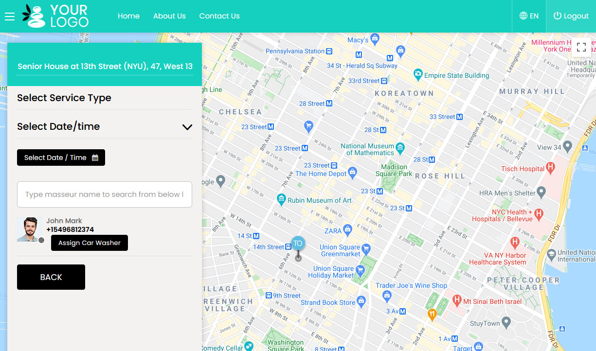 Uber for Massage Therapy App, Spa Booking app, mobile massage app
