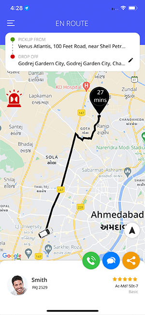 Ride Booking and Delivery Service combined in App