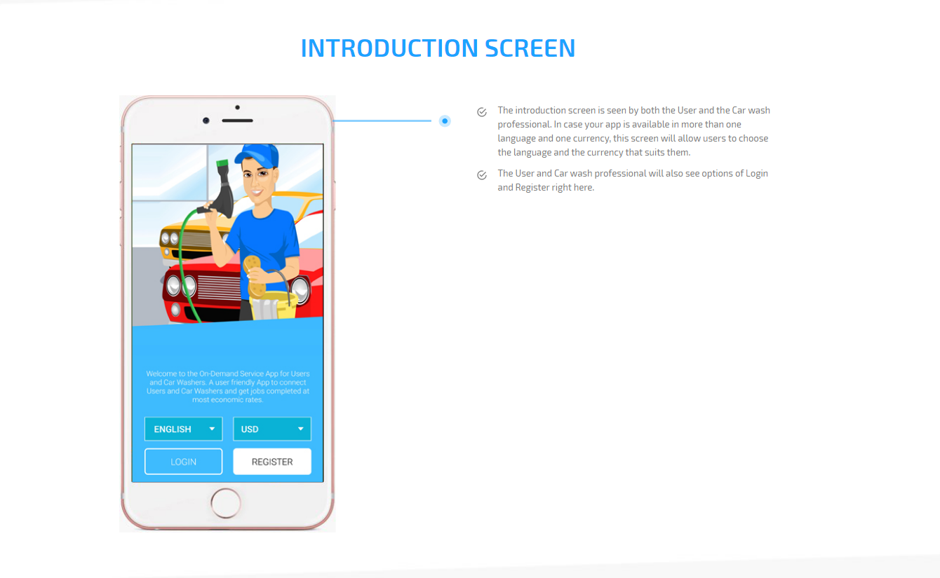 Mobile Car Wash App, Uber for Car Wash, Car Cleaning App - V3cube